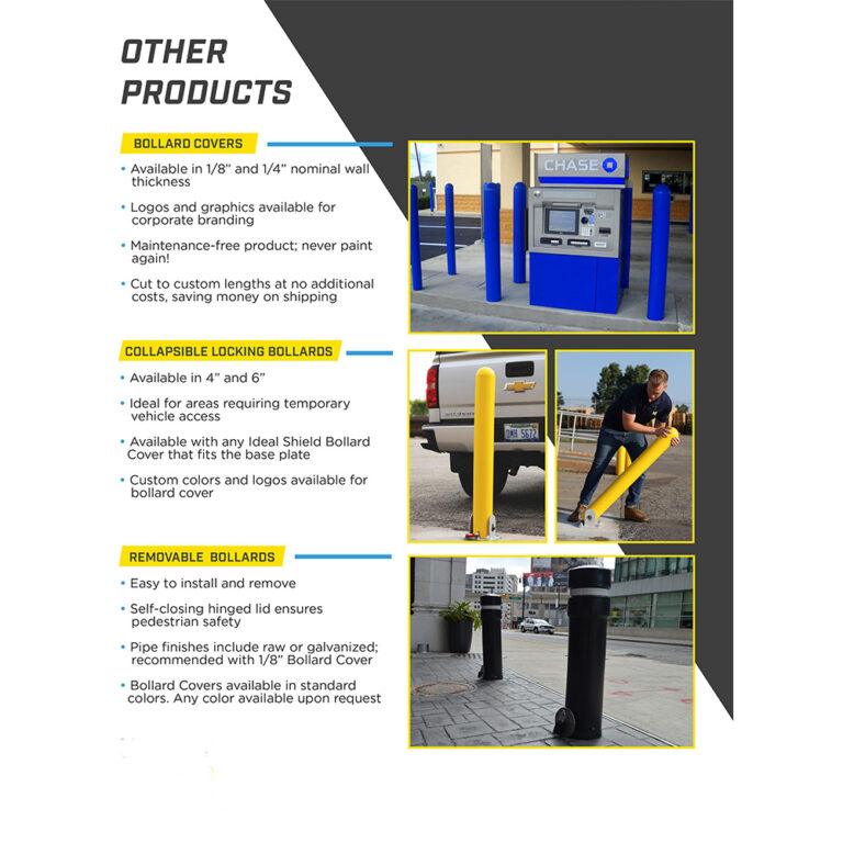 Base Plate Bollards - Guardian Roadway Safety